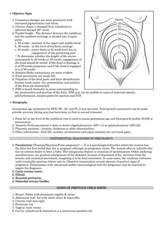 DIAGNOSIS OF PREGNANCY | PDF | Pregnancy | Reproductive Health