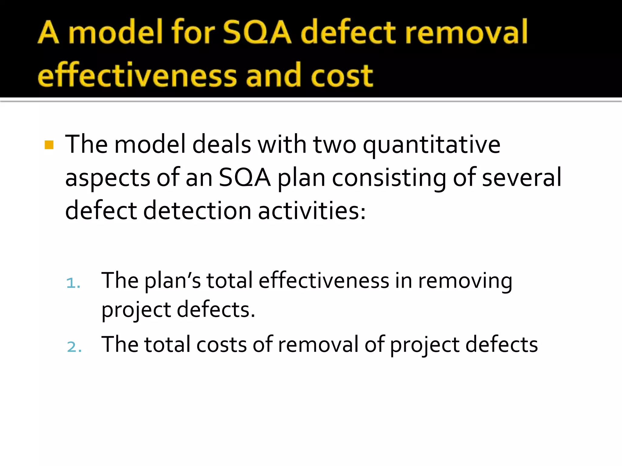 Ch 7 integrating quality activities in the projectlife cycle | PPTX