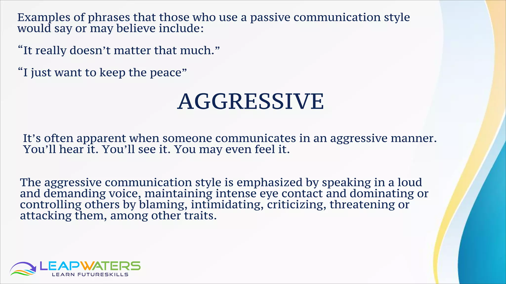 CH- 7 COMMUNICATION STYLES.pdf | Business | Business and Finance