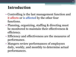 CH - 7 Controlling.pptx