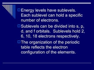 Ch. 7 electron configuration | PPT