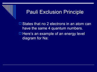 Ch. 7 electron configuration | PPT