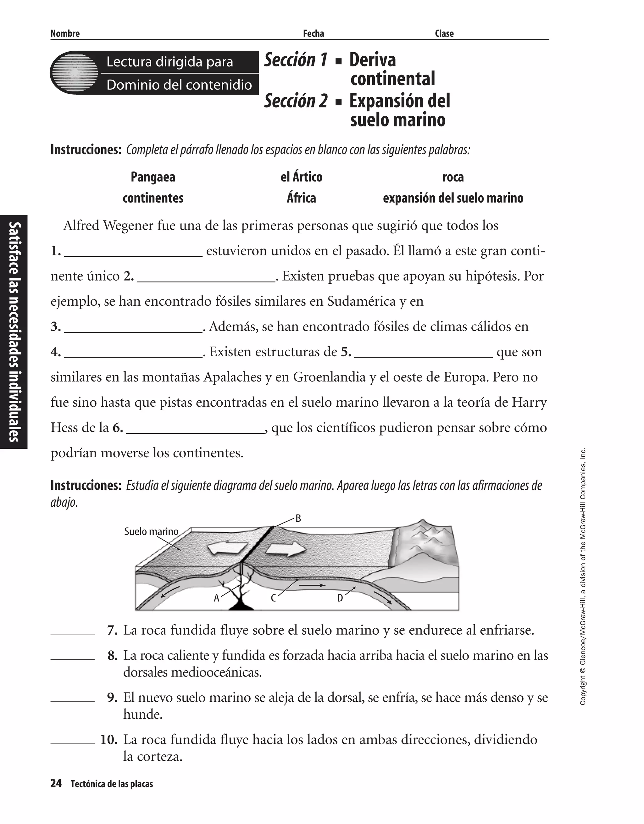 Ch. 7 glencoe worksheets | PDF