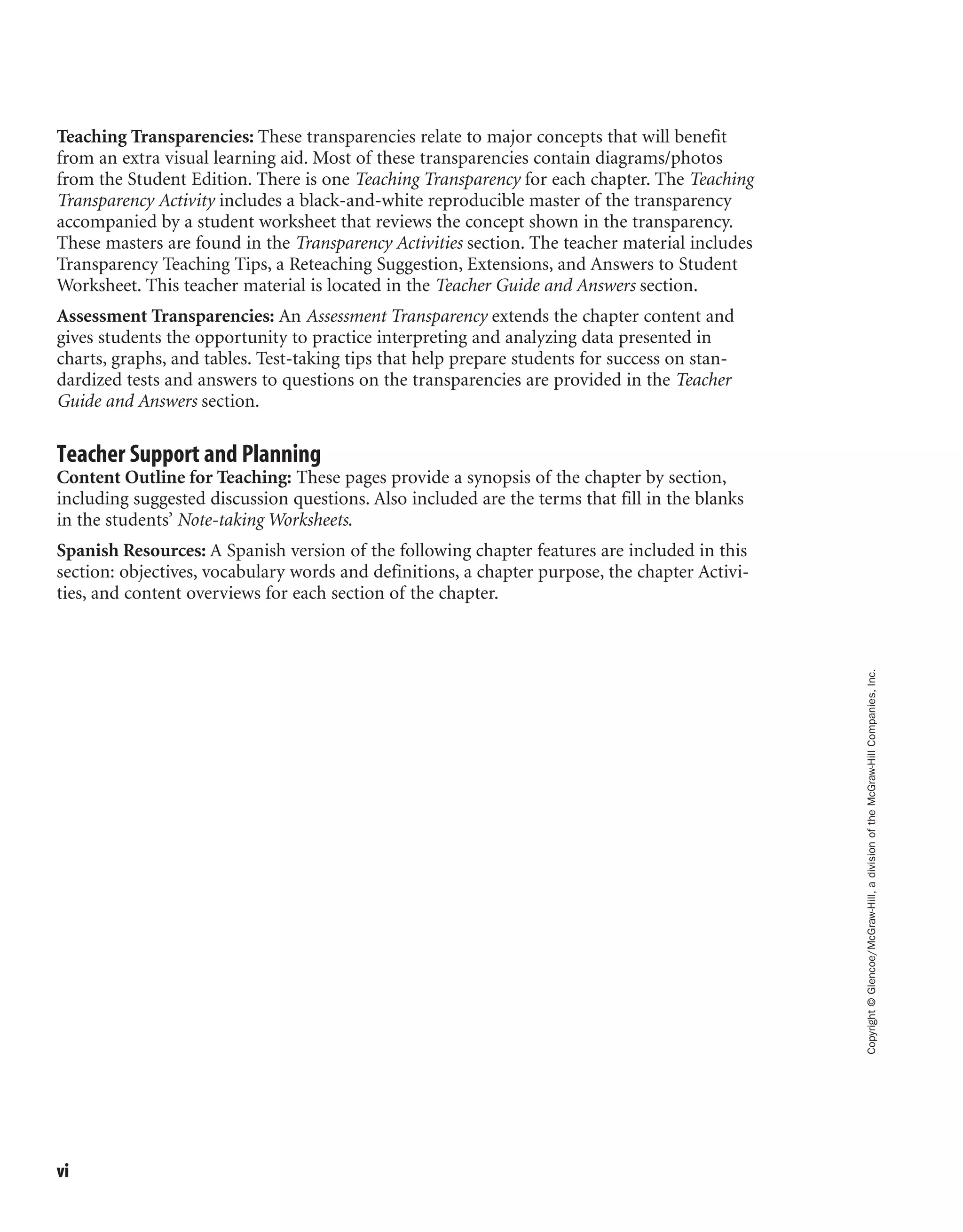 Ch. 7 glencoe worksheets | PDF