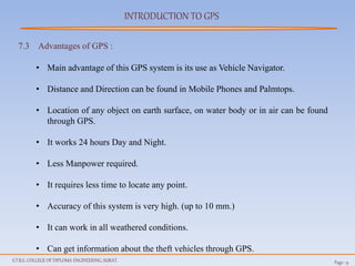 UNIT 6 introduction to gps | PPTX