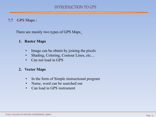 UNIT 6 introduction to gps | PPTX