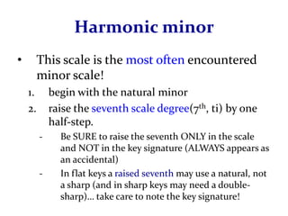 Ch. 7 minor scales | PPTX