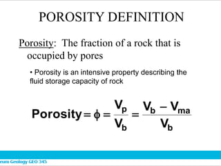 Porosity Definition