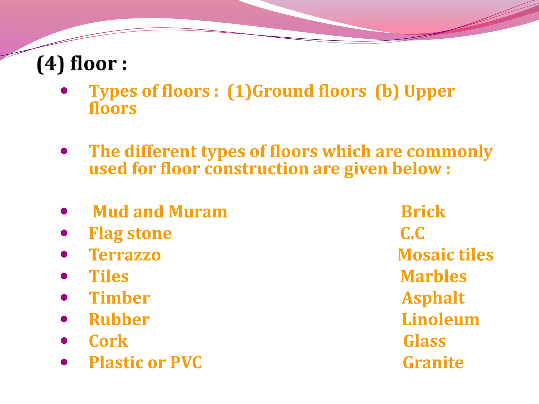 Building Construction in civil engineering | PPT
