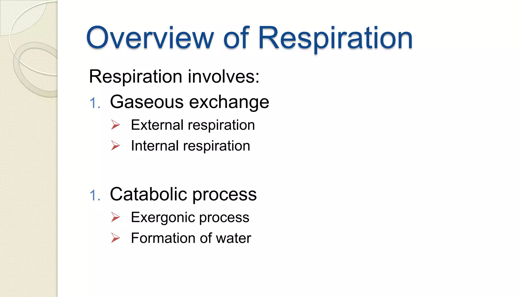 Respiration | PPTX
