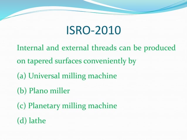 Ch 8.2 screw thread manufacturing | PPT