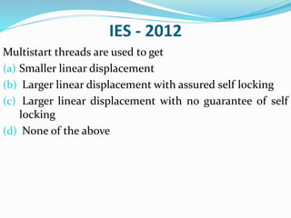 Ch 8.2 screw thread manufacturing | PPT