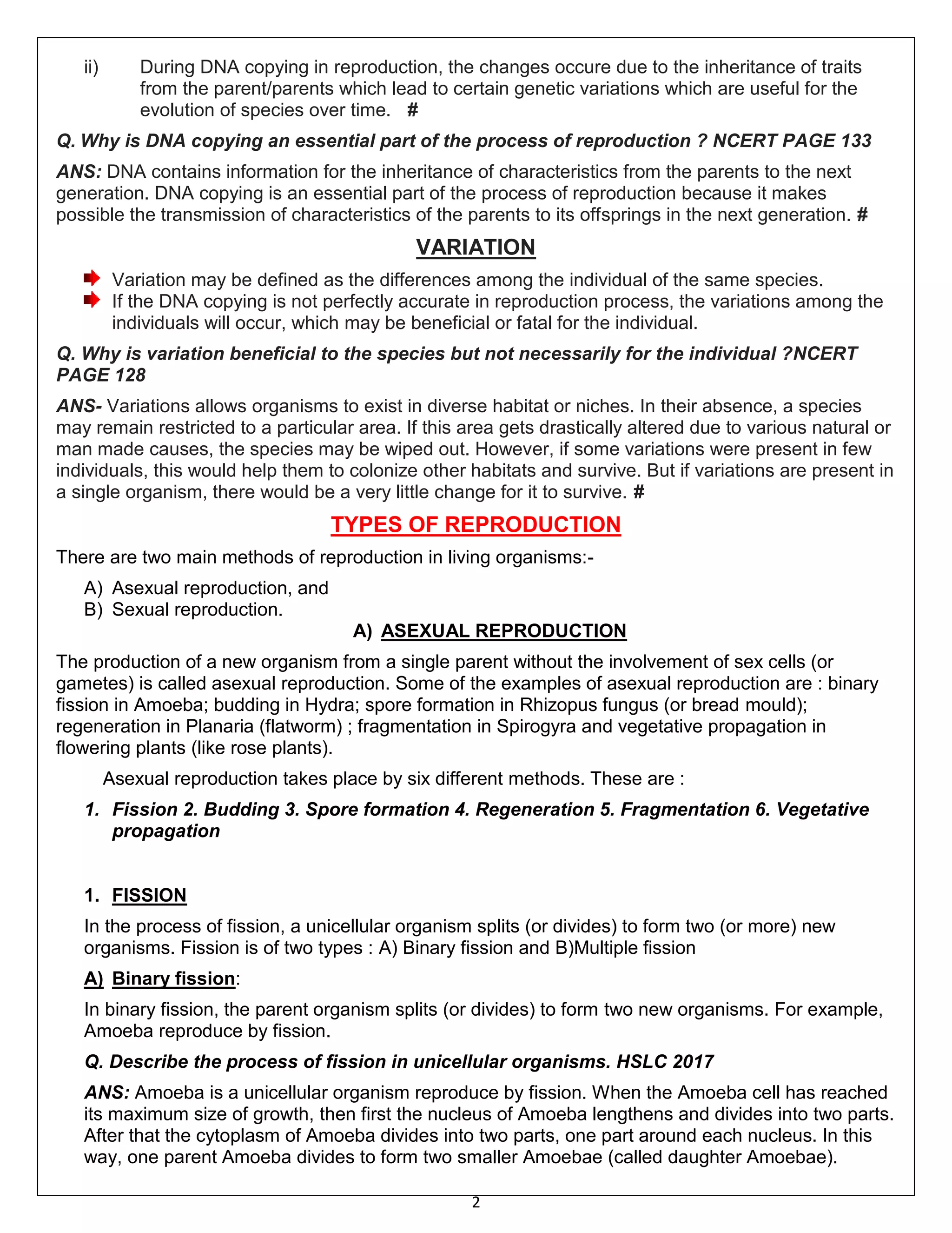 Reproduction- class x biology NCRT | PDF | Infertility | Reproductive ...