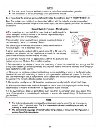 Reproduction- class x biology NCRT | PDF | Infertility | Reproductive ...