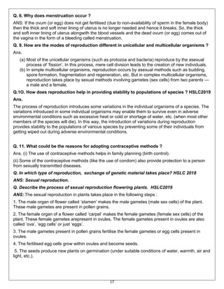 Reproduction- class x biology NCRT | PDF | Infertility | Reproductive Health