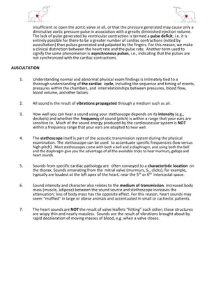 physical diagnosis of cardiovascular diseases for medicine student | PDF