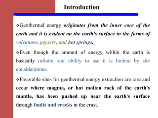 Geothermal Energy Resources or Geothermal power plant | PPT