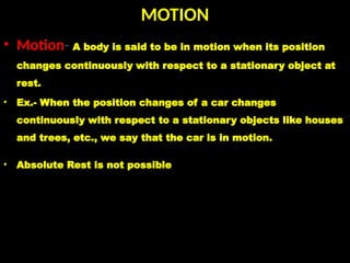 CH-8-Motion_IX.pptx(how newtons laws of motion work) | PPTX