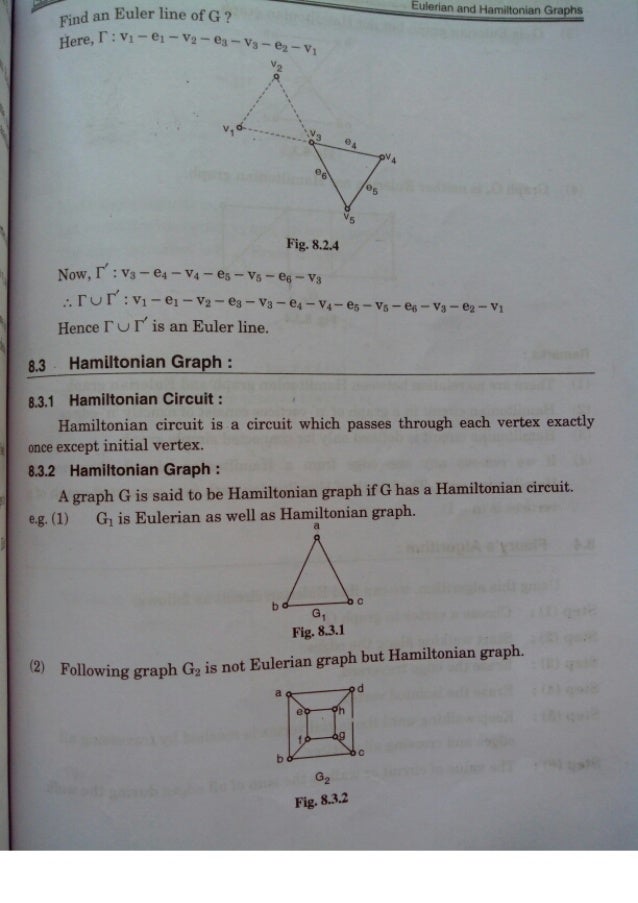 Ch 8 eulerian and hamiltonian graphs