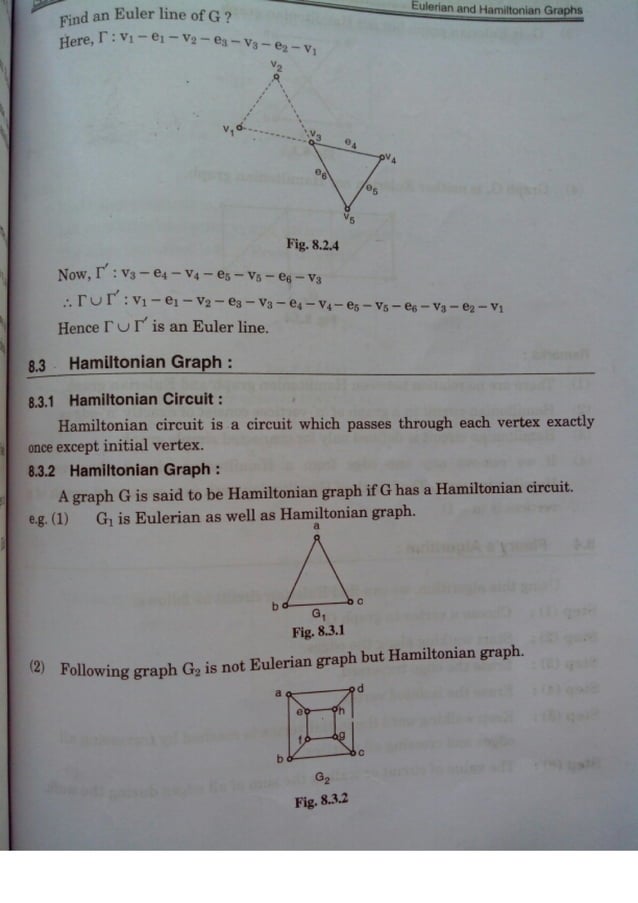 Ch 8 eulerian and hamiltonian graphs | PDF