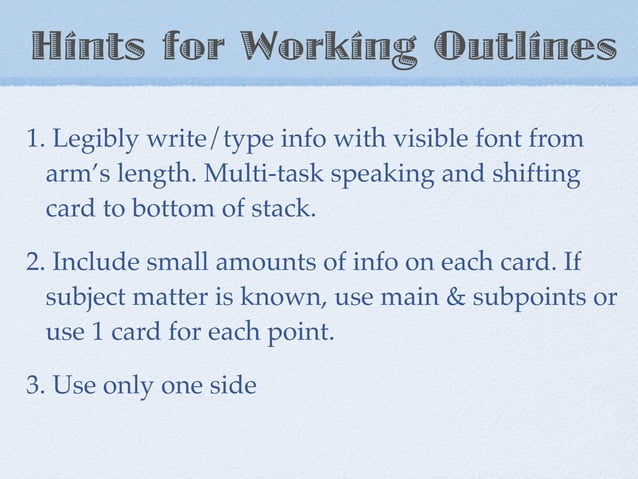 Ch. 8; p.155 157 Types of Outlines | KEY