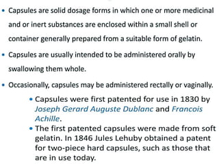 Ch capsules | PPTX
