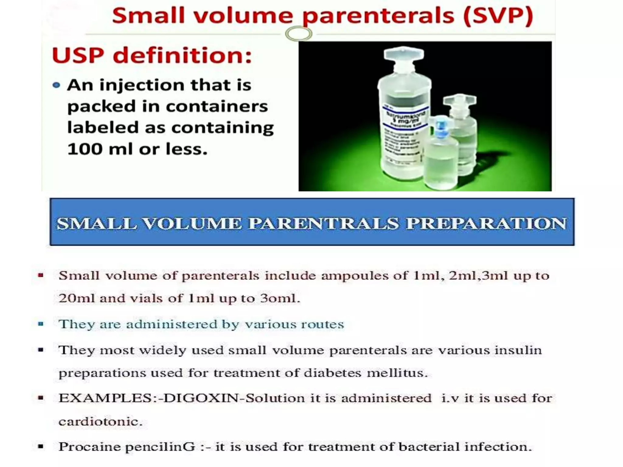 Ch parenteral dosage form & its classification | PPTX