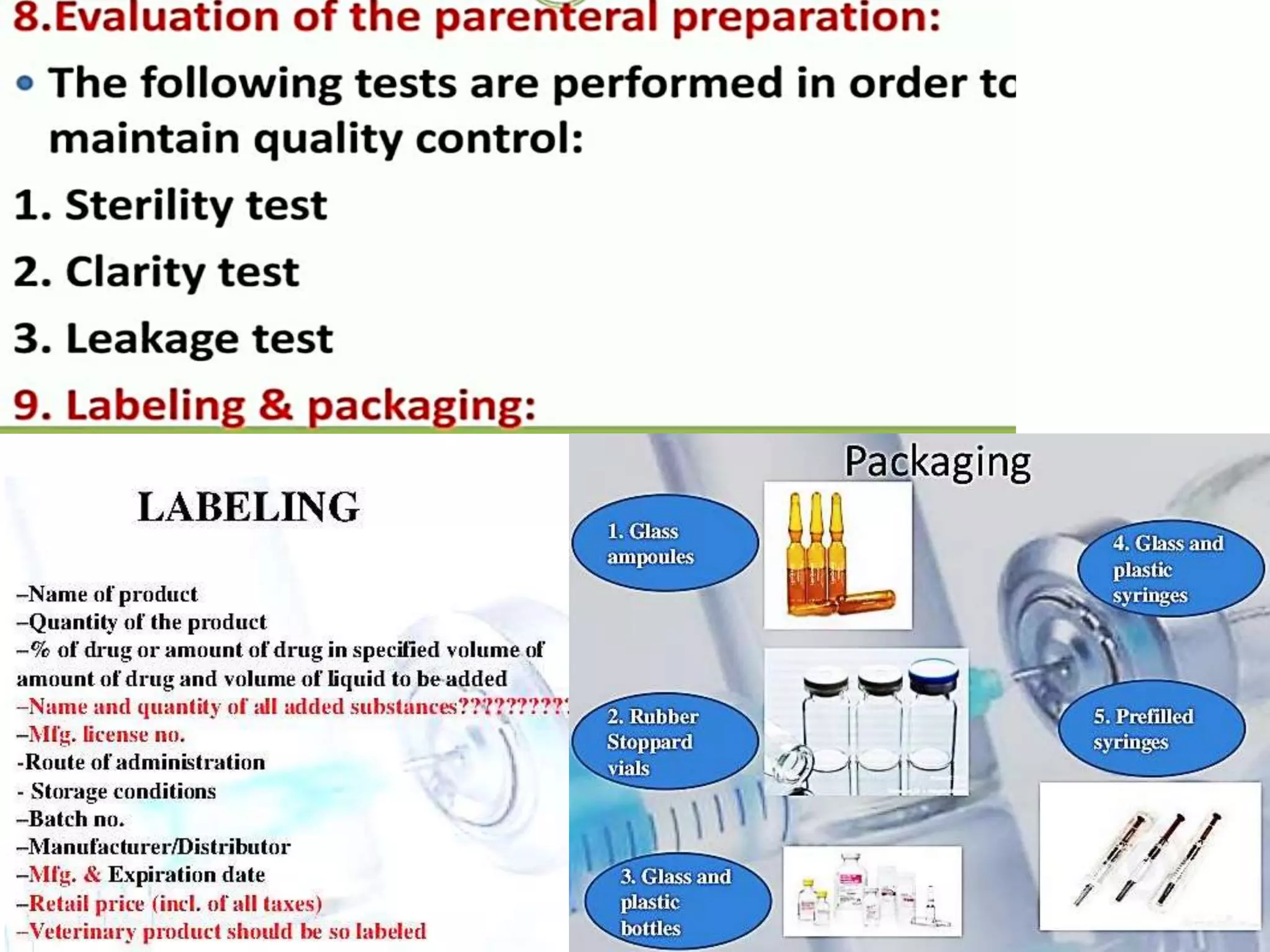 Ch parenteral dosage form & its classification | PPTX