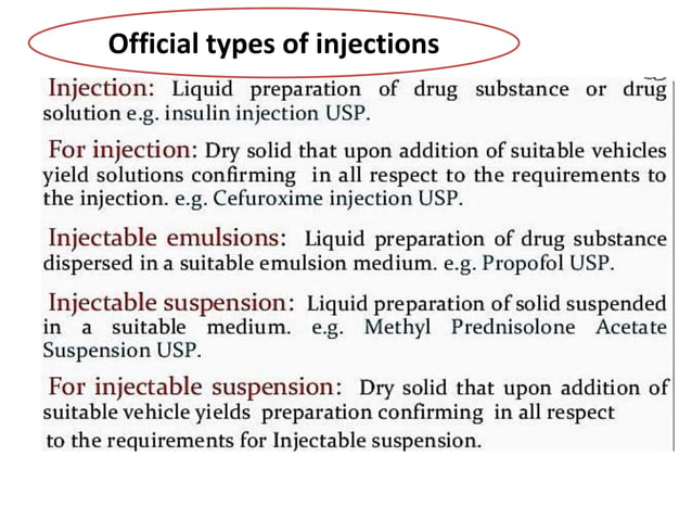 Ch parenteral dosage form & its classification | PPTX
