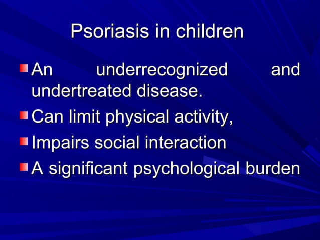 Pattern of childhood Psoriasis in Bangladesh | PPT | Skin and Dermatology | Diseases and Conditions