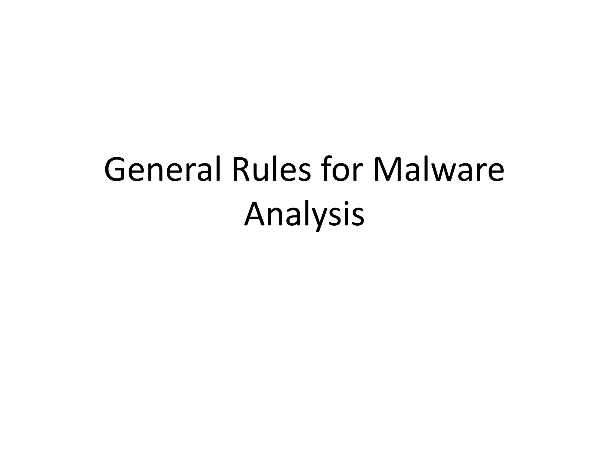Practical Malware Analysis: Ch 0: Malware Analysis Primer & 1: Basic ...