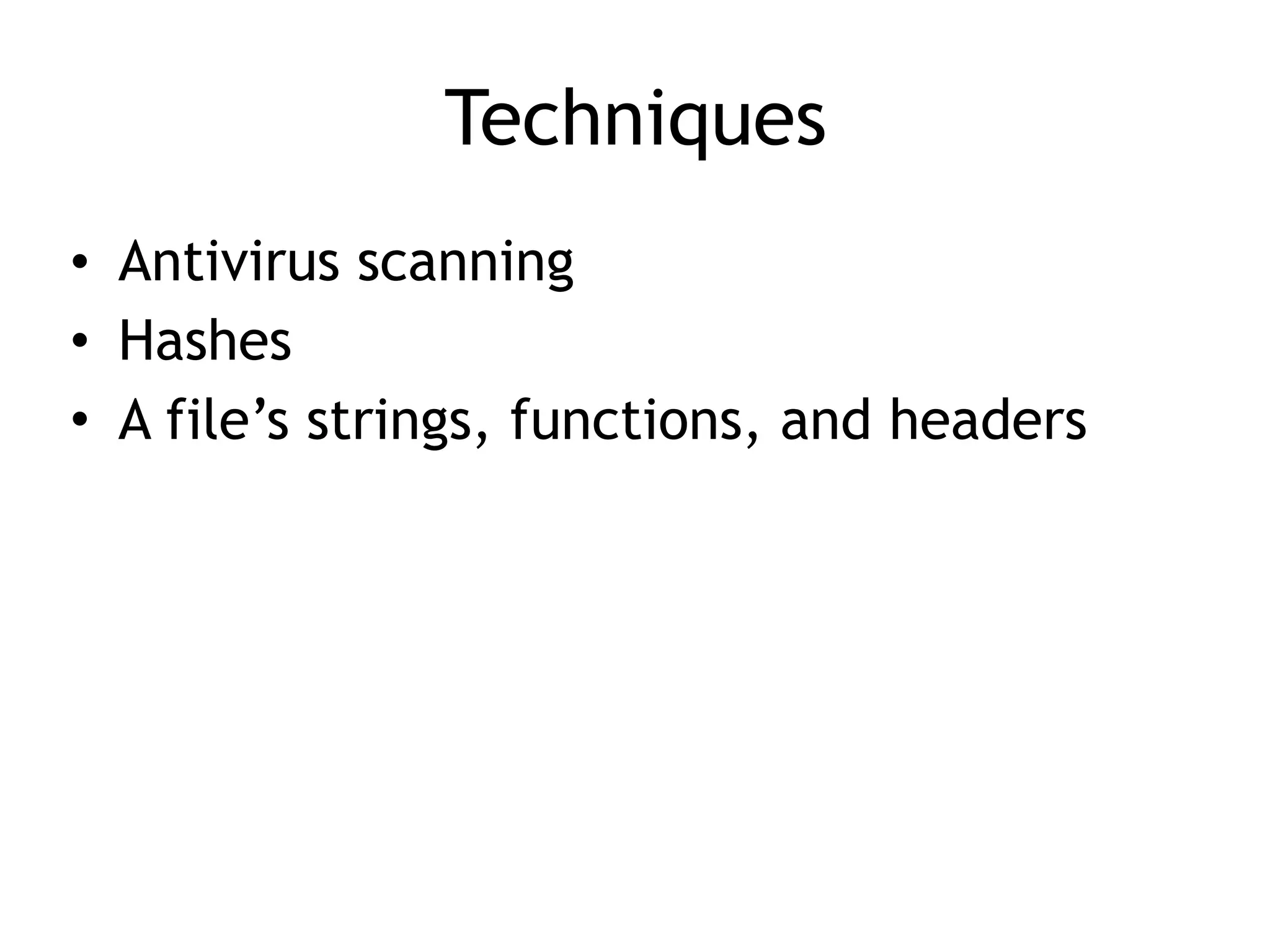 Cnit 126 Ch 0: Malware Analysis Primer & 1: Basic Static Techniques | Pdf