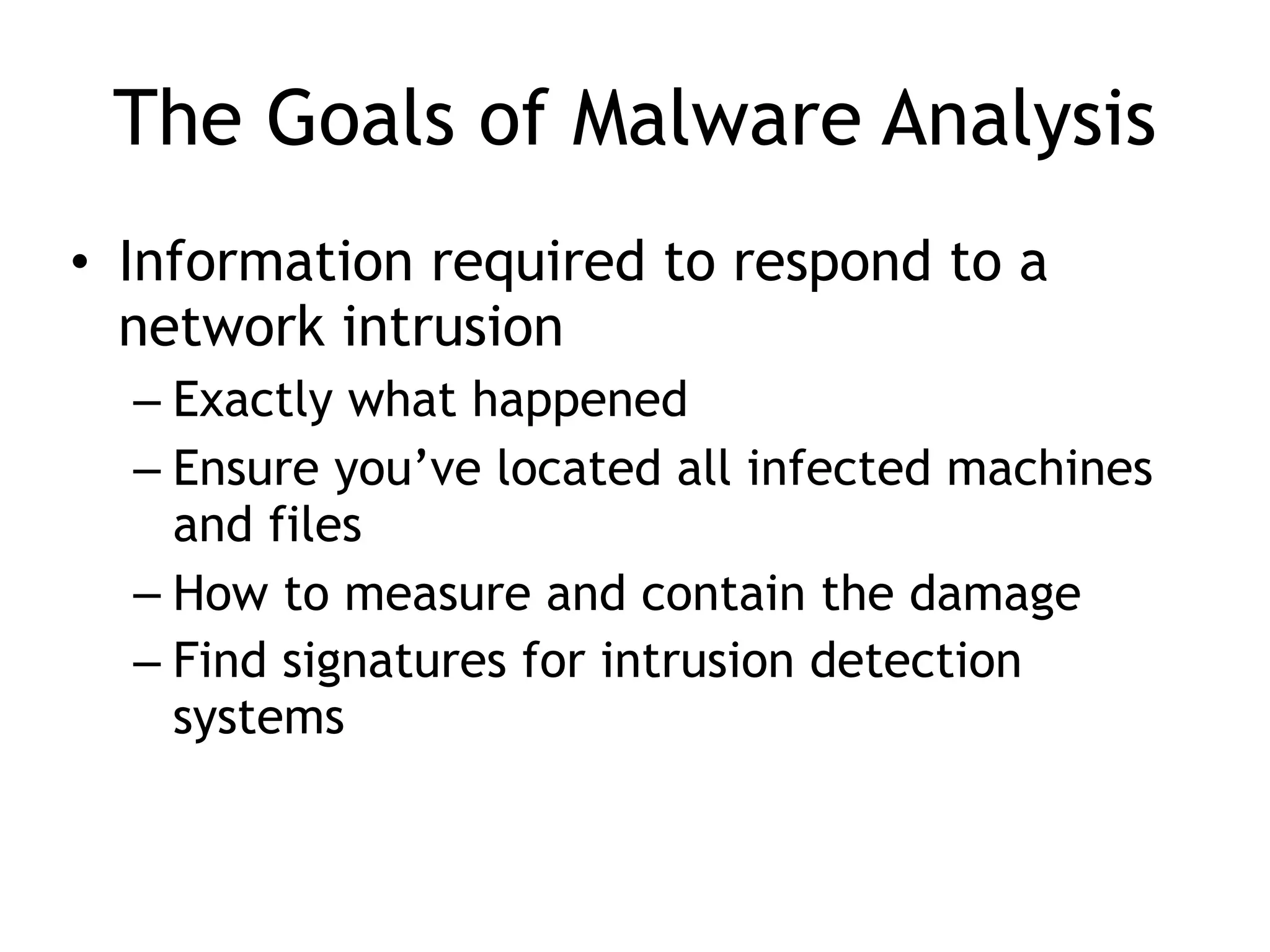 CNIT 126 Ch 0: Malware Analysis Primer & 1: Basic Static Techniques | PDF
