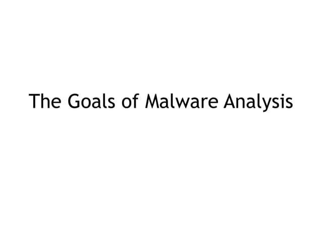 CNIT 126 Ch 0: Malware Analysis Primer & 1: Basic Static Techniques | PDF