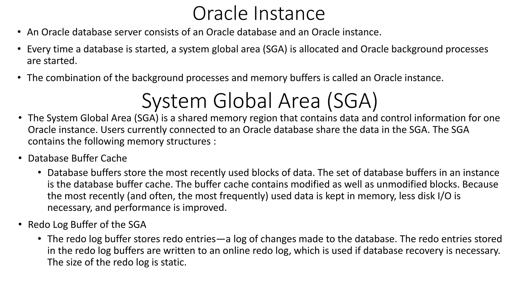 Oracle Database Introduction | PPTX