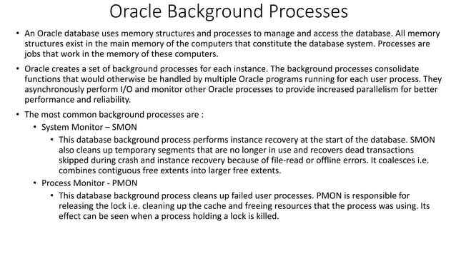Oracle Database Introduction | PPTX