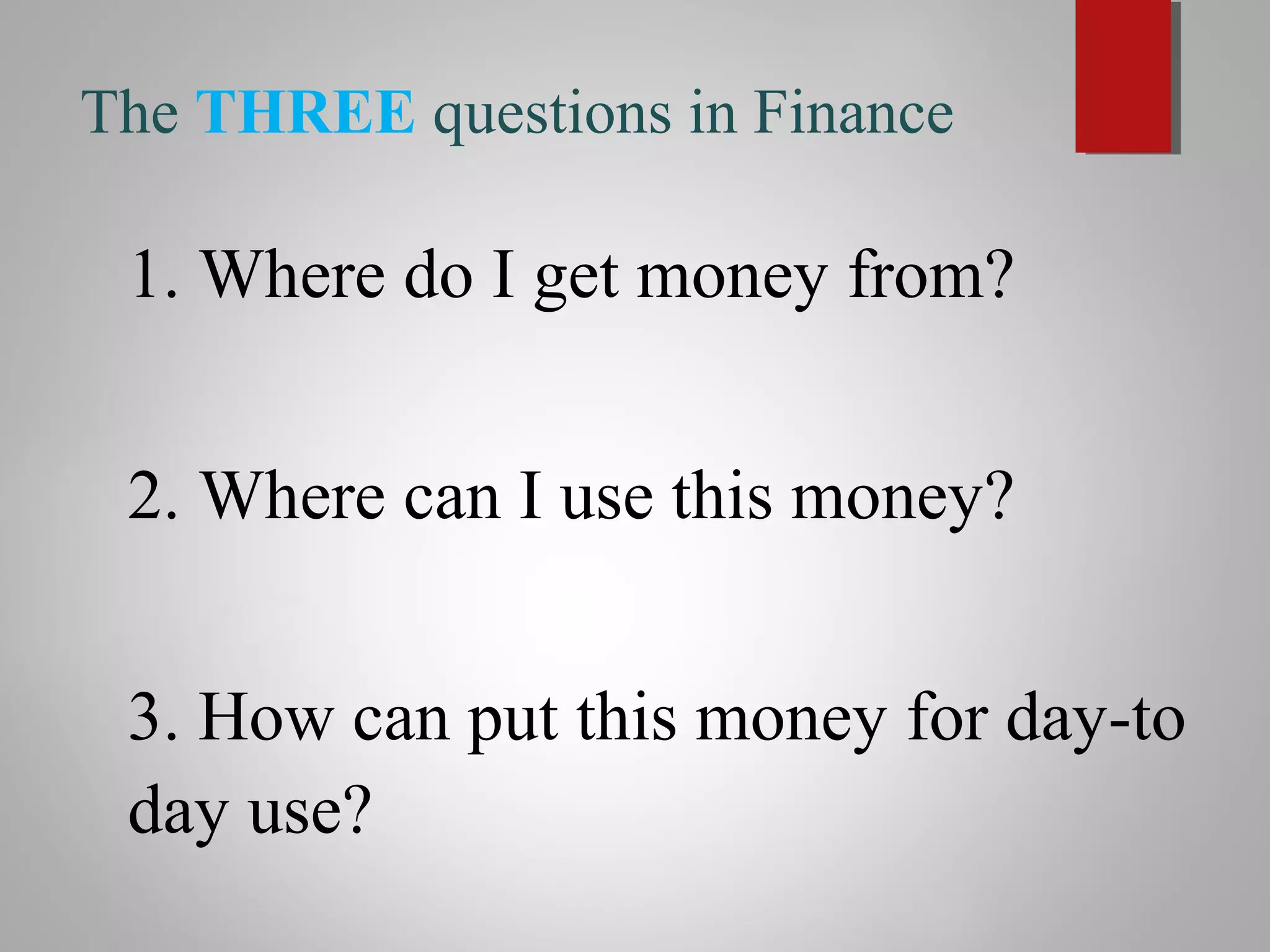 Why study Financial Management | PPT