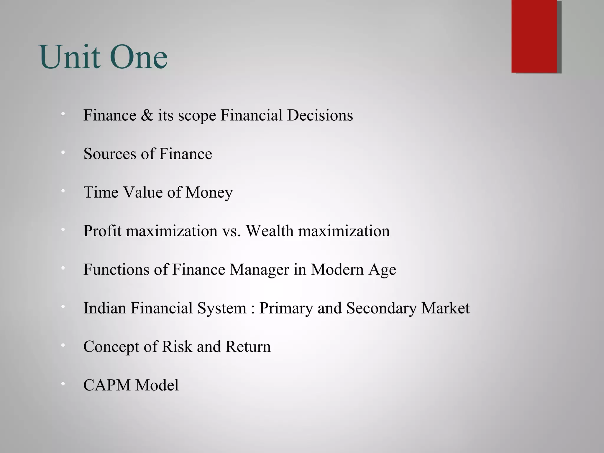 Why study Financial Management | PPT