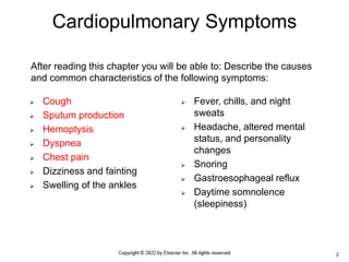 Cardiopulmonary Symptoms .............pptx