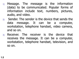 ch01- Data Communication and Computer Networks | PPT | Computer Networking | Computing