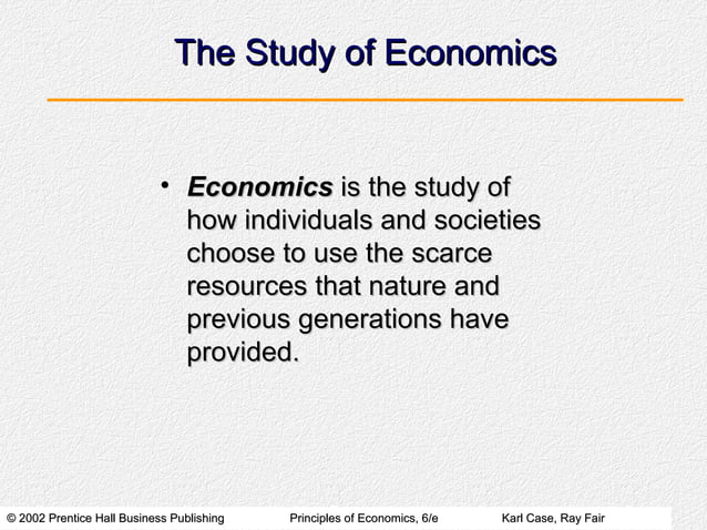 The Scope and Method of Economics | PPT | Business Accounting & Finance ...
