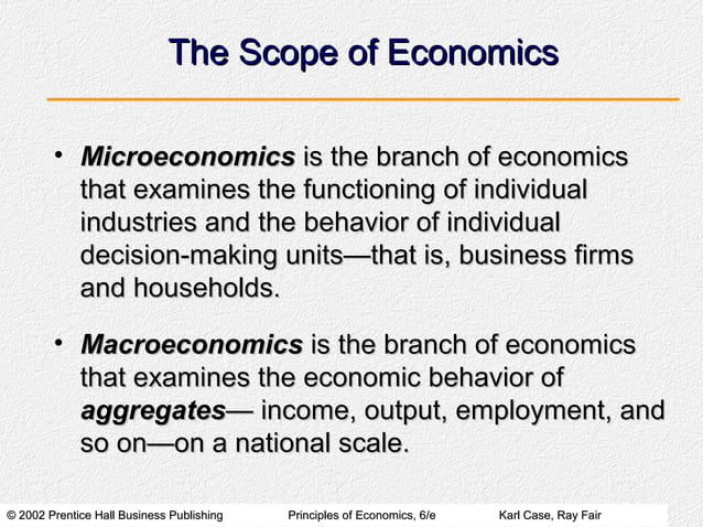 The Scope and Method of Economics | PPT | Business Accounting & Finance ...