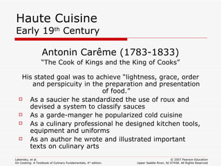 Ch 01 Professionalism | PPT | Cooking | Food & Drink