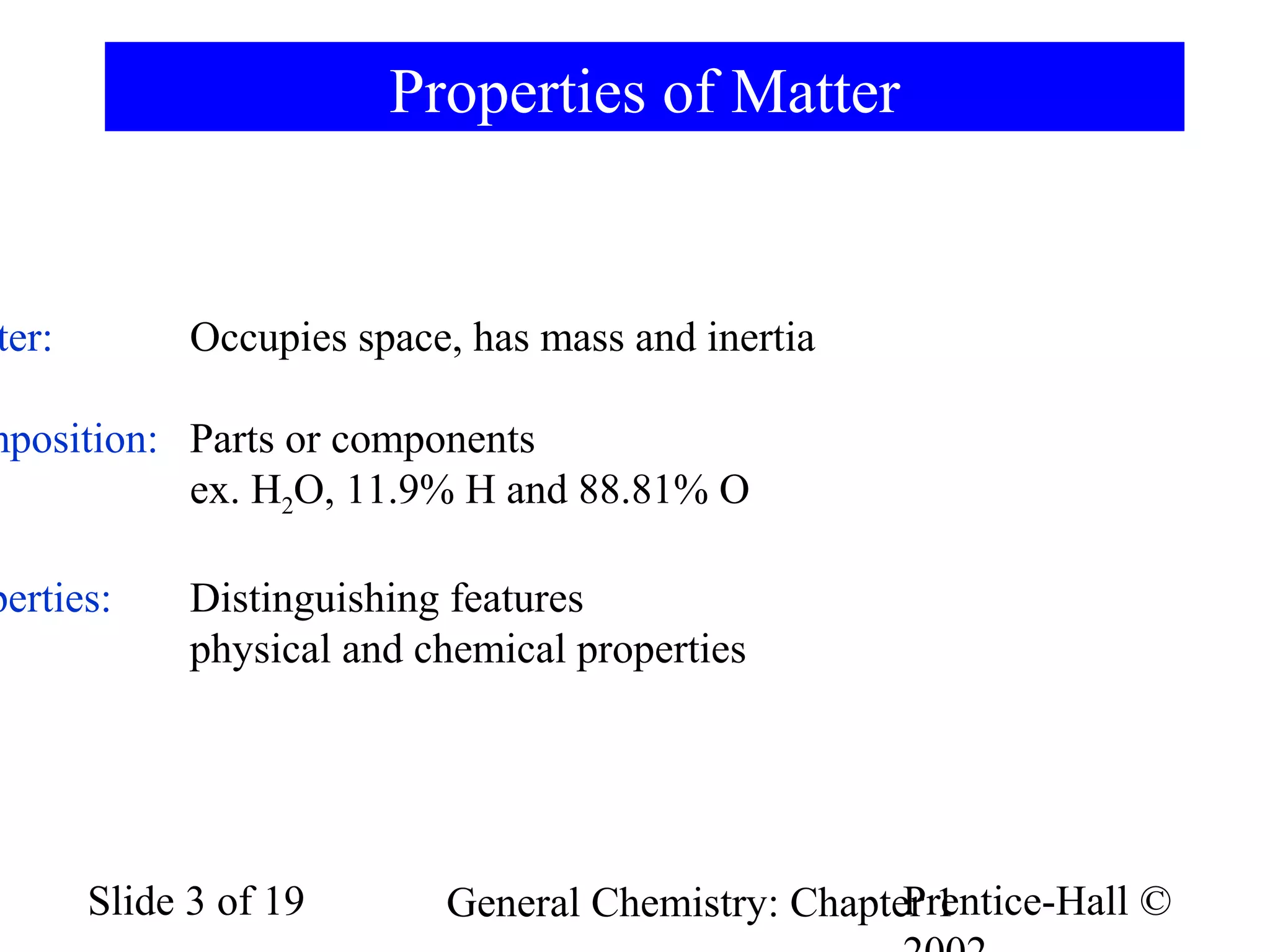general chemistry ch1 | PPT