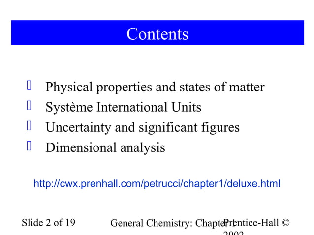 general chemistry ch1 | PPT