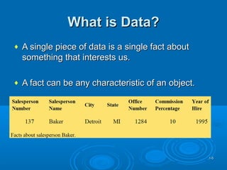 data as the new corporate resource | PPT