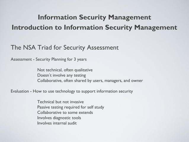 Information Security Management.Introduction | PPT