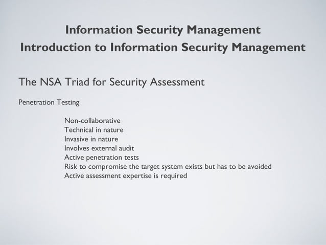 Information Security Management.Introduction | PPT