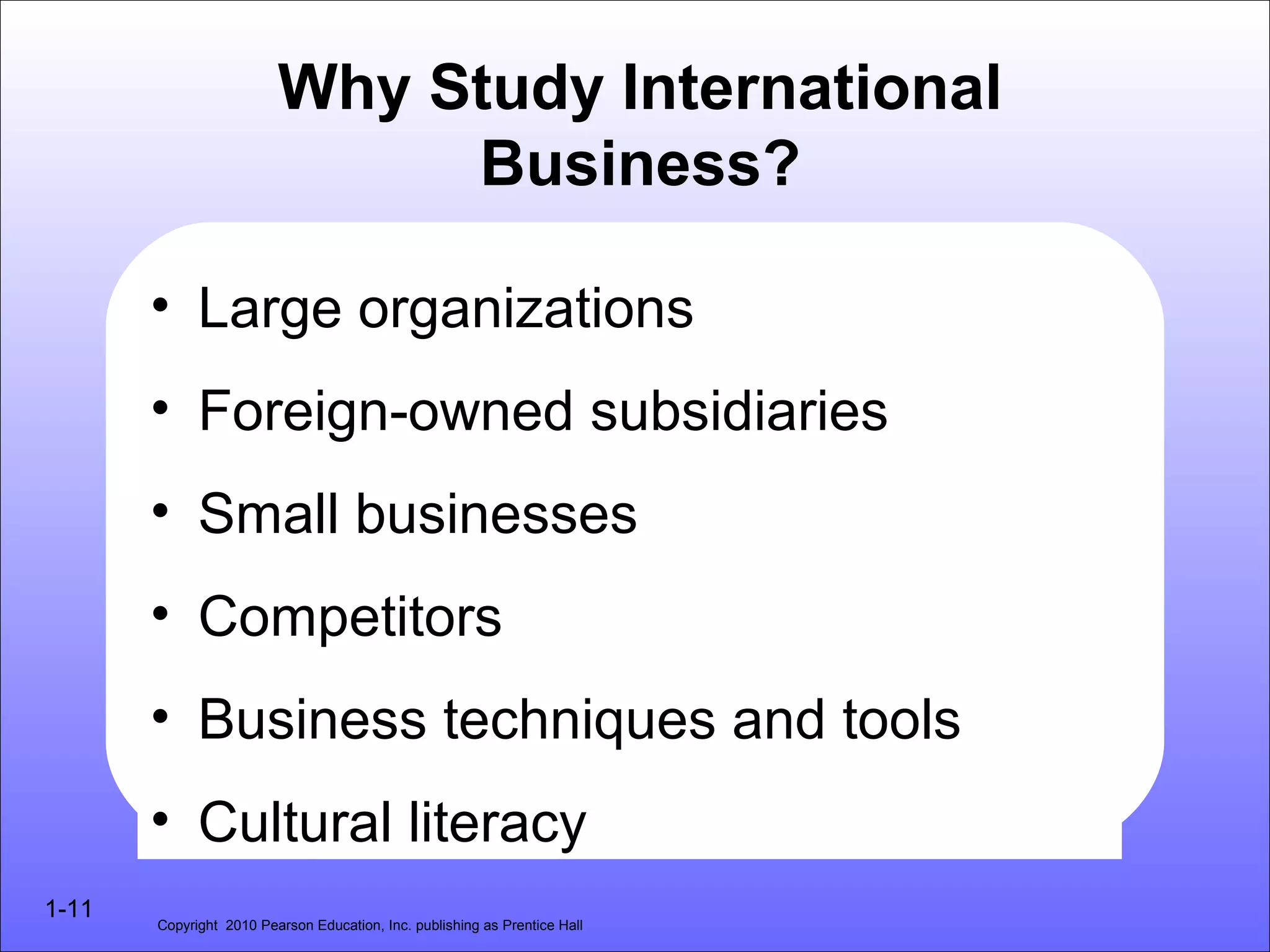 Ch01 griffin International Busniness | PPT