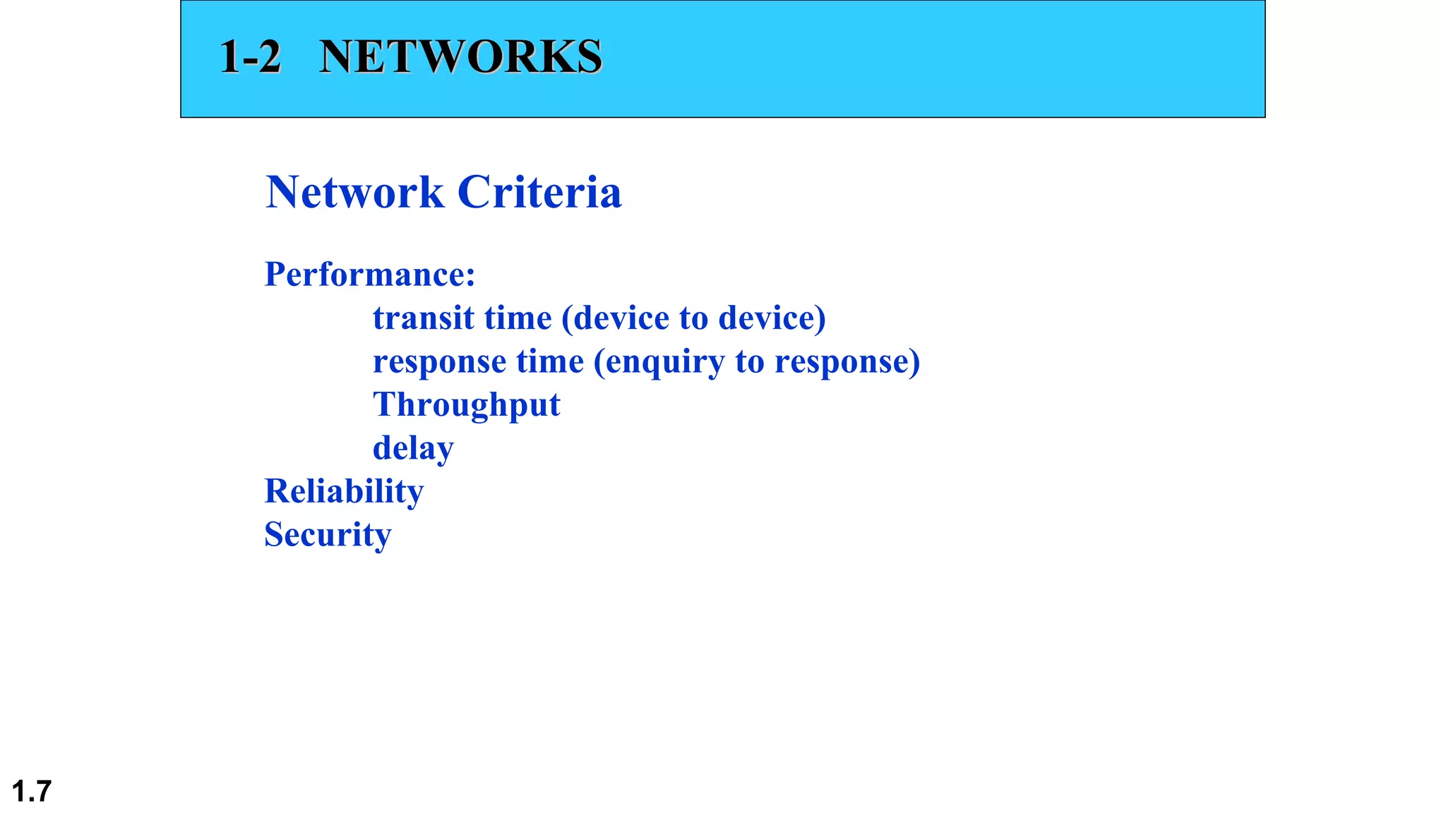 Chapter 1: Introduction to Data Communication and Networks | PPT